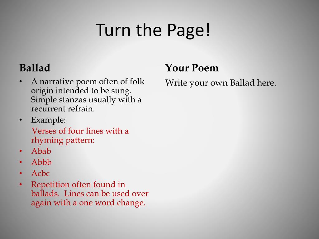 PPT - Poetry Terms Handbook By: Mrs. Houghland PowerPoint Presentation ...