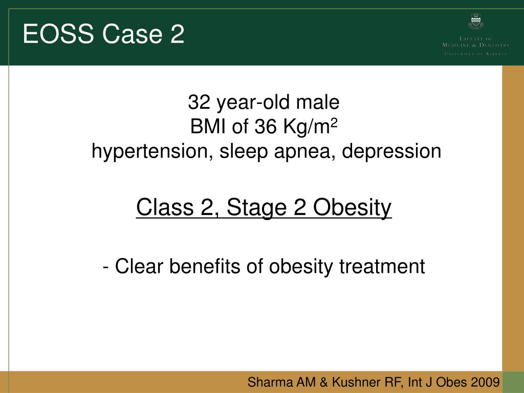PPT - The Edmonton Obesity Staging System (EOSS) PowerPoint ...