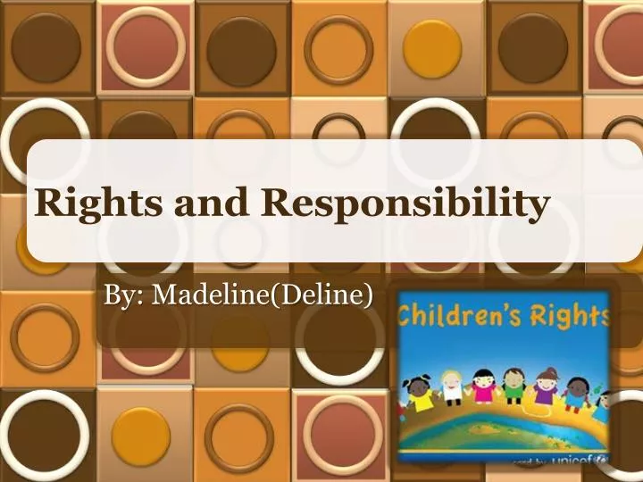 PPT - Rights and Responsibility PowerPoint Presentation, free download ...