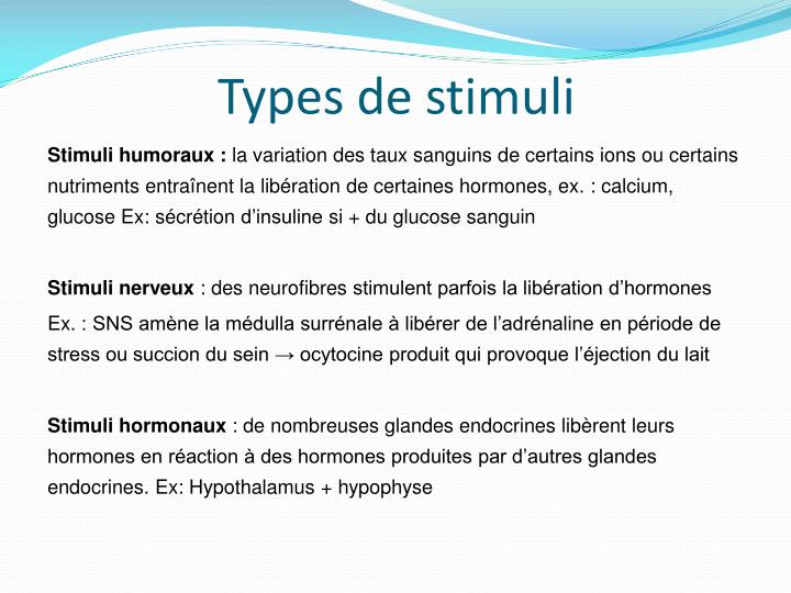 PPT - Système endocrinien PowerPoint Presentation - ID:1983889