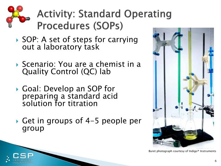 PPT - Chemical Safety & Security Standard Operating Procedures ...