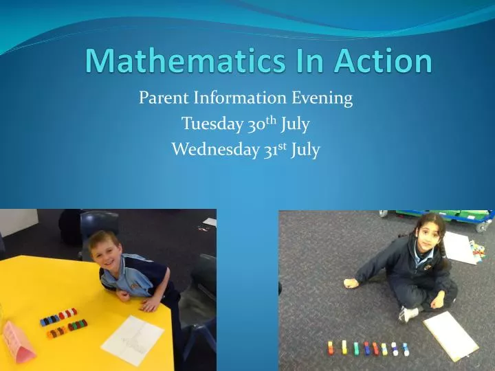 PPT - Mathematics In Action PowerPoint Presentation, free download - ID ...