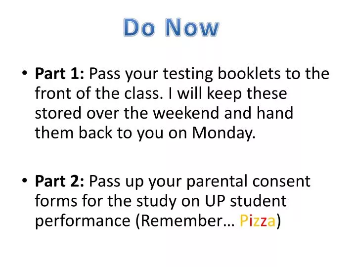 PPT - Do Now PowerPoint Presentation, free download - ID:1985076