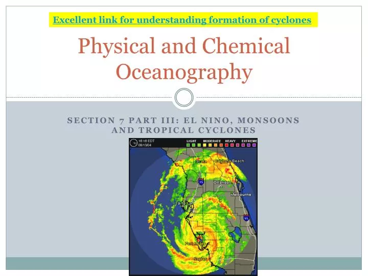 PPT - Physical and Chemical Oceanography PowerPoint Presentation, free ...