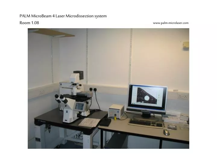 PPT - PALM MicroBeam 4 Laser Microdissection system Room 1.08 ...