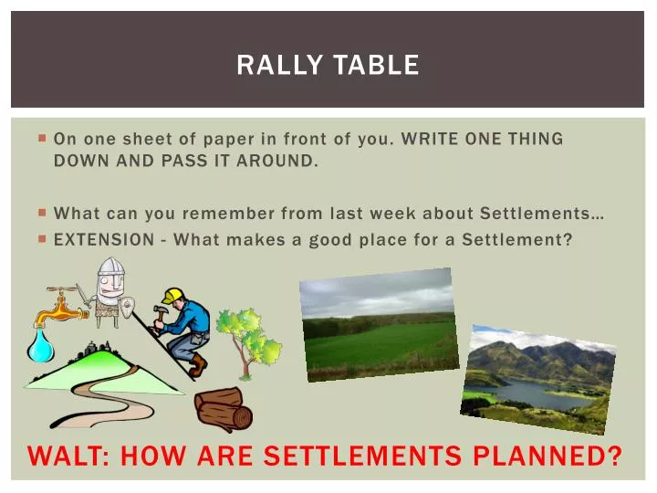 PPT - Rally table PowerPoint Presentation, free download - ID:1985469