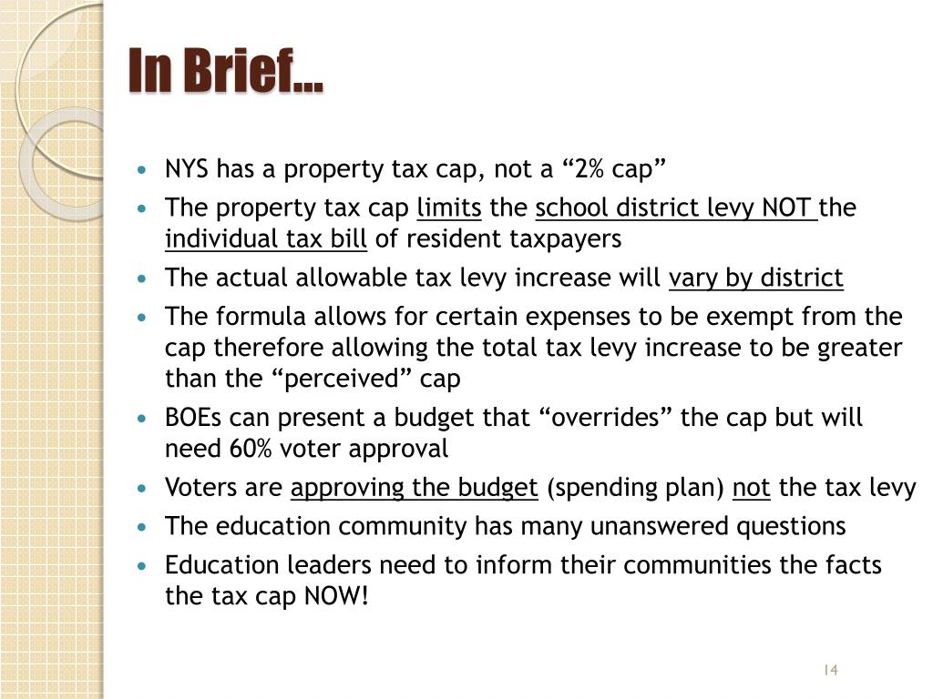 PPT - Property Tax Cap Chapter 97 of the Laws of 2011 PowerPoint ...