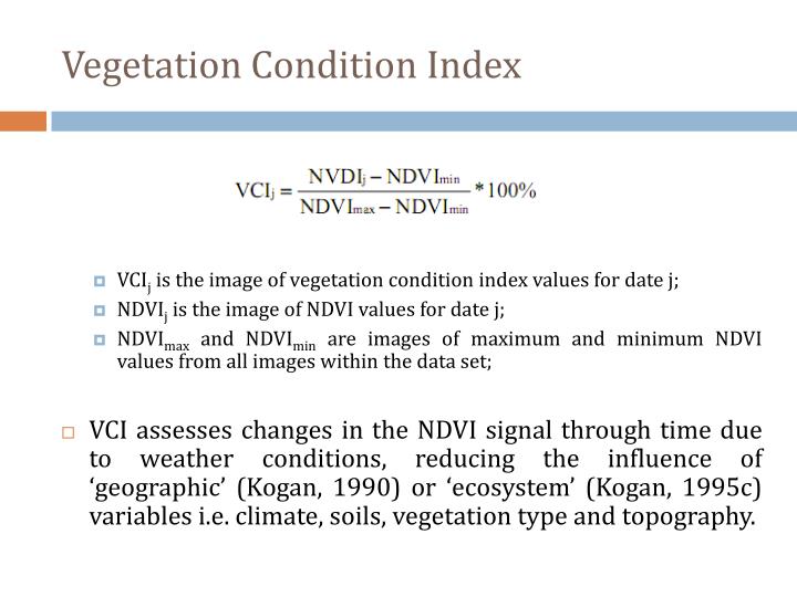 PPT - Indices for information extraction from satellite imagery ...