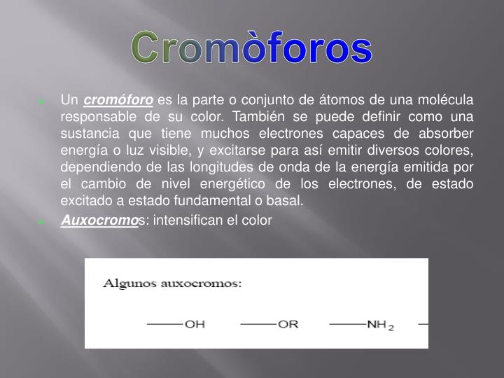 PPT - COLORANTES PowerPoint Presentation - ID:1986427