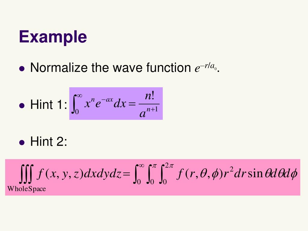 Ppt Lecture 5 The Meaning Of Wave Function Powerpoint Presentation