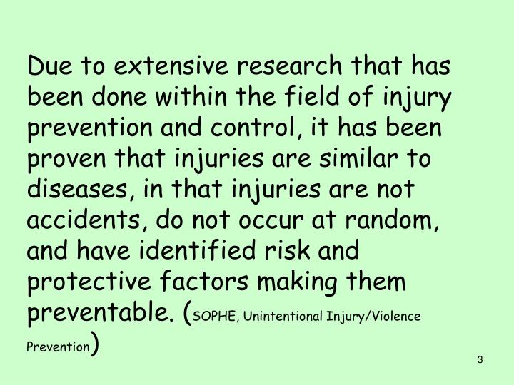 PPT - INTENTIONAL & UNINTENTIONAL INJURIES PowerPoint Presentation - ID ...