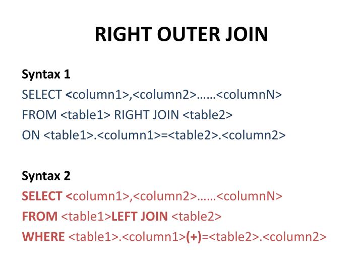PPT - SQL Joins PowerPoint Presentation - ID:1986876