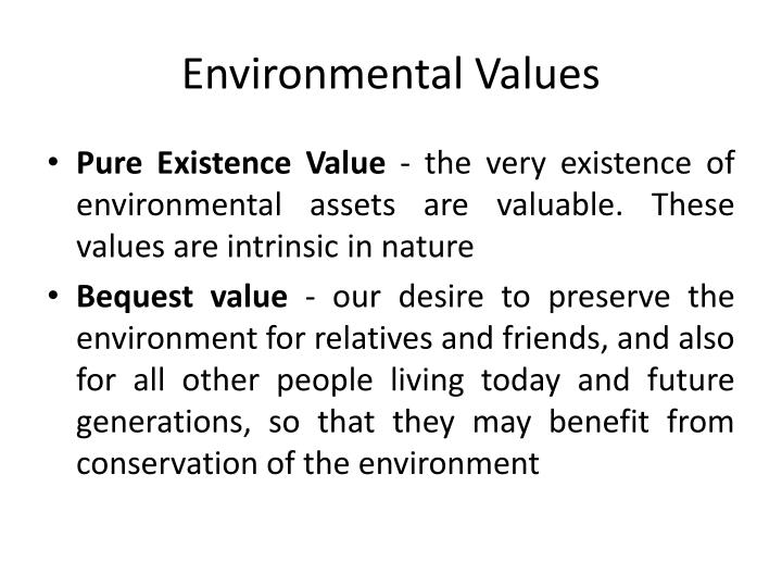 PPT - Environmental Valuation PowerPoint Presentation - ID:1987550