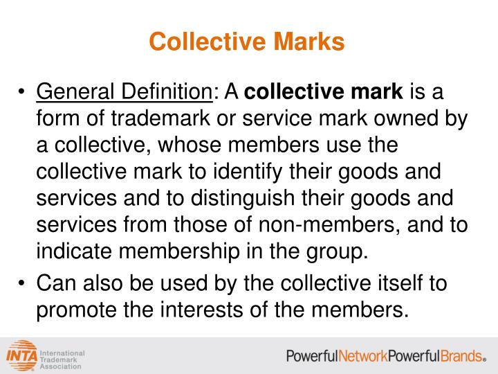 PPT - Collective Marks and Certification Marks PowerPoint Presentation ...
