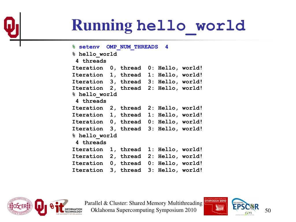 Ppt Parallel Programming And Cluster Computing Shared Memory Multithreading Powerpoint