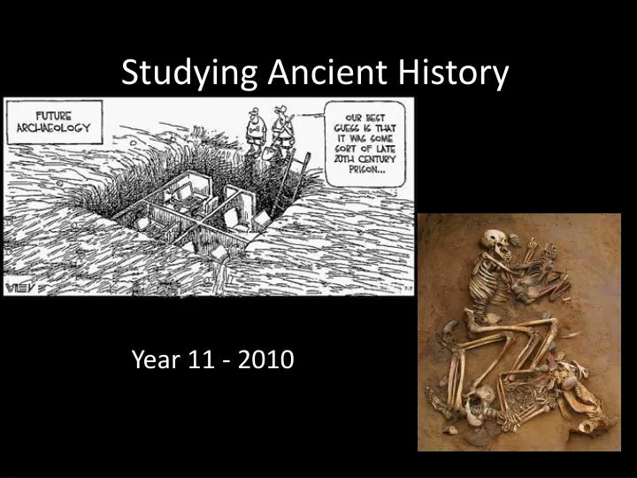 PPT - Studying Ancient History PowerPoint Presentation, free download ...