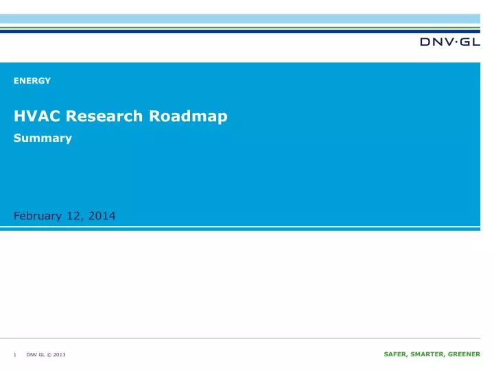 PPT - HVAC Research Roadmap PowerPoint Presentation, free download - ID ...