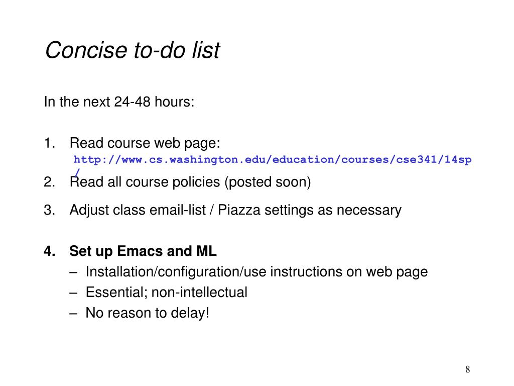 Ppt Cse 341 Programming Languages Lecture 1 Hello World Welcome To Ml Powerpoint 1395