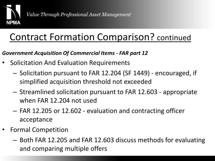 PPT - Commercial Contracts, FAR and FAR Part 12 PowerPoint Presentation ...