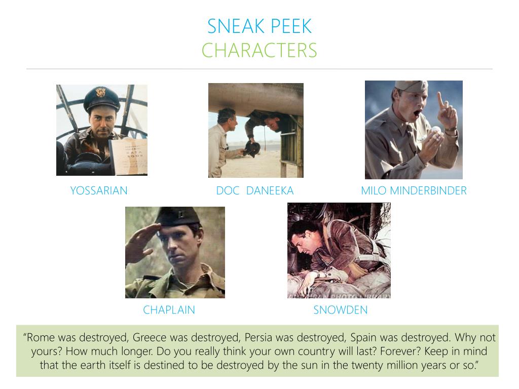 Catch 22 Character Analysis Ppt - vrogue.co Catch 22 Character Analysis Ppt - vrogue.co