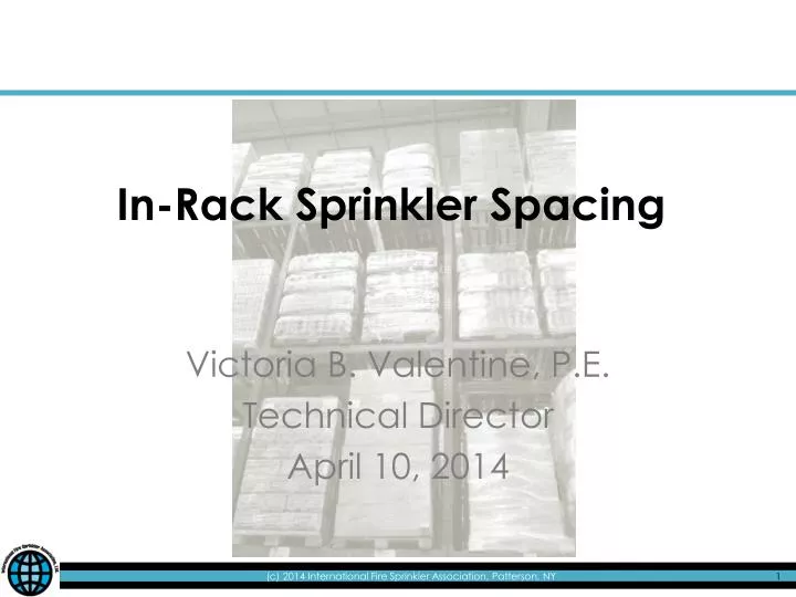 PPT - In-Rack Sprinkler Spacing PowerPoint Presentation, free download ...