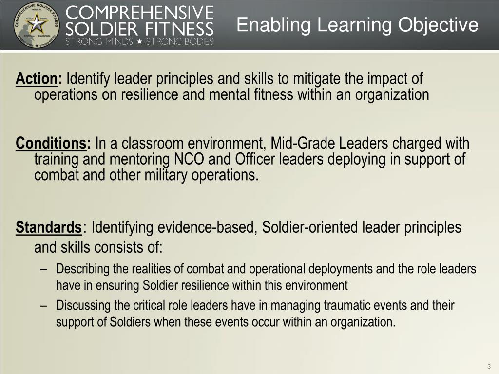 PPT - Resilience Training for Mid-Grade Leaders 22 April 2010 ...