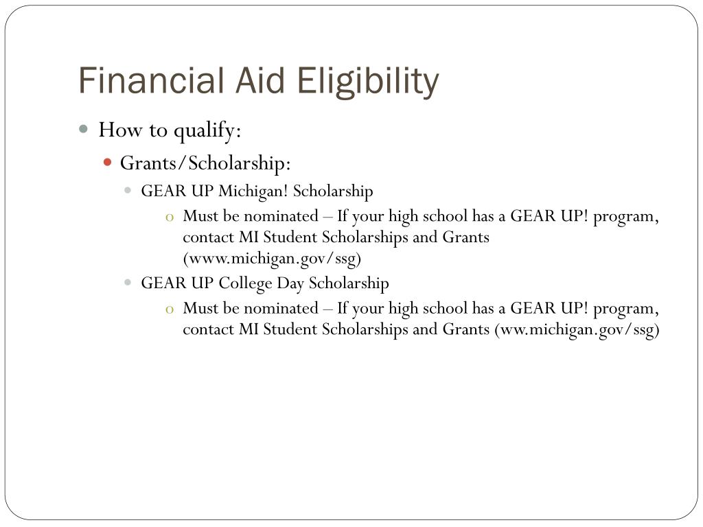 PPT - Financial Aid Eligibility PowerPoint Presentation, free download ...