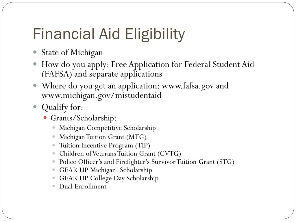 PPT - Financial Aid Eligibility PowerPoint Presentation, free download ...