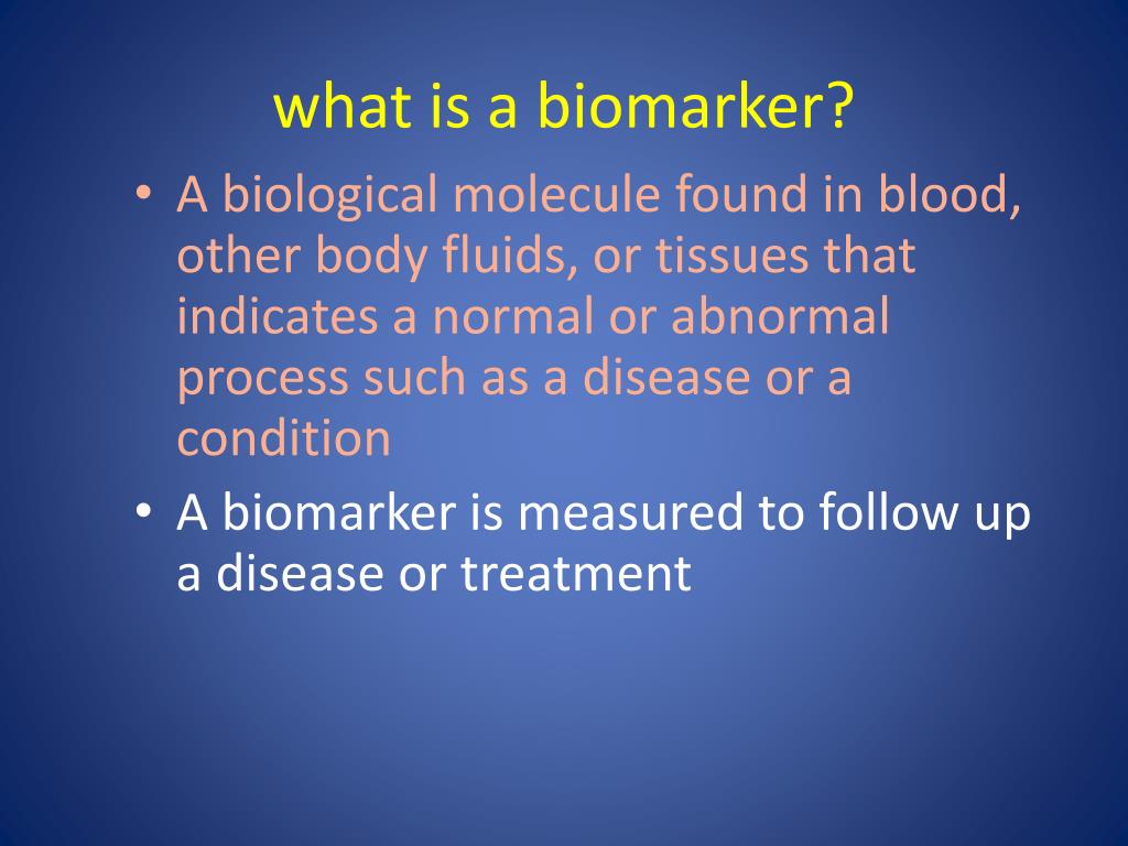 PPT - Biochemical markers in disease diagnosis PowerPoint Presentation ...