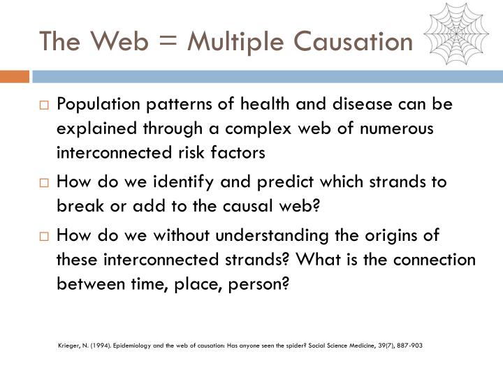 PPT - The Web of Causation PowerPoint Presentation - ID:1990551