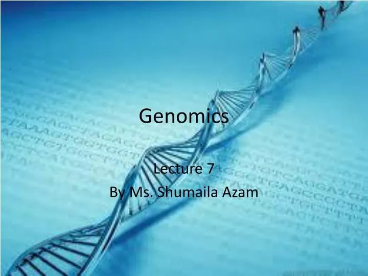 PPT - Genomics PowerPoint Presentation, free download - ID:1990728