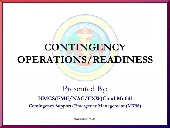 PPT - CONTINGENCY OPERATIONS/READINESS PowerPoint Presentation, free download - ID:1991169