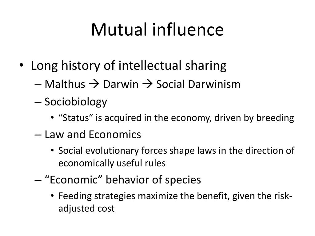 PPT - Principles of Ecology: Economics as Human Ecology PowerPoint ...