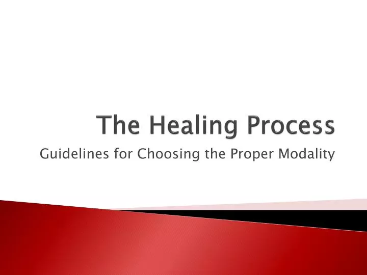 PPT - The Healing Process PowerPoint Presentation, free download - ID ...