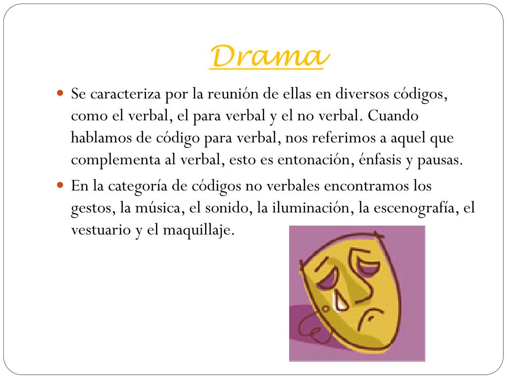 PPT - GÉNERO DRAMÁTICO PowerPoint Presentation, free download - ID:1992002