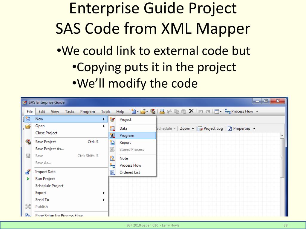 Ppt Using Xml Mapper And Enterprise Guide To Read Data And Metadata From An Xml File 4000