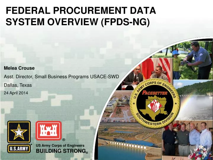 PPT - Melea Crouse Asst. Director, Small Business Programs USACE-SWD ...