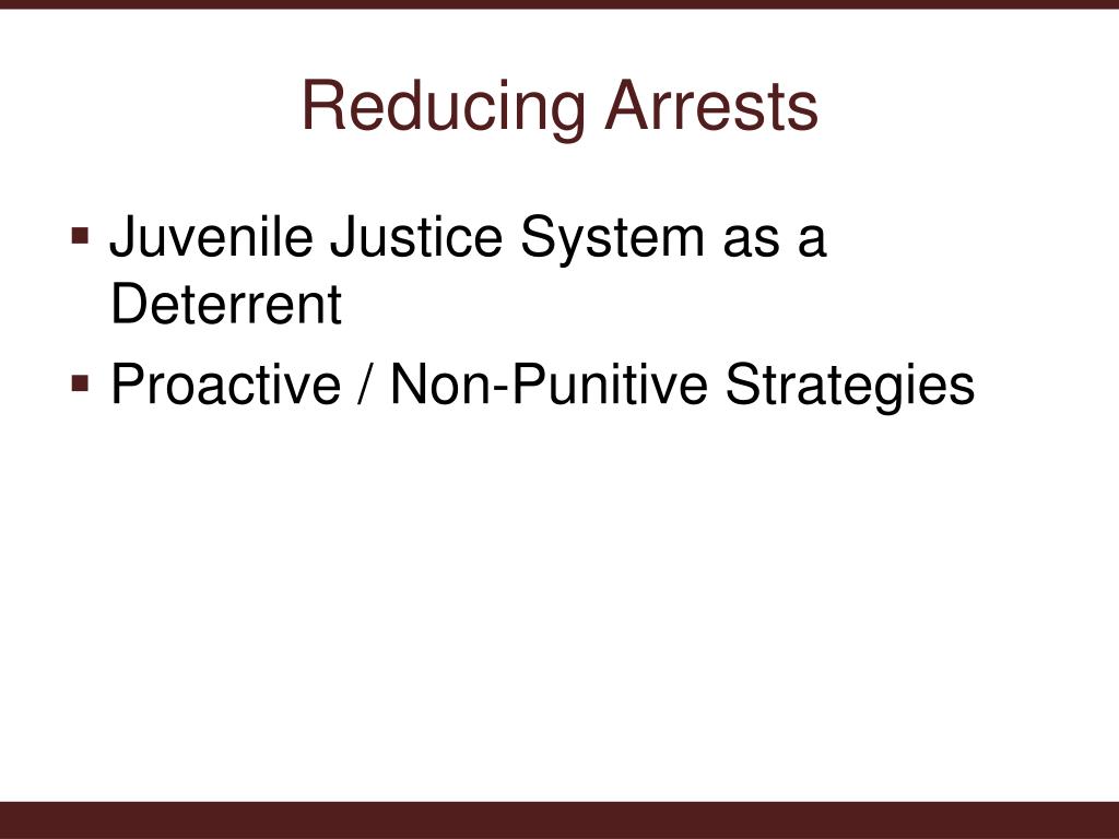 PPT - Alternatives to Arrest for School Based Law Enforcement ...