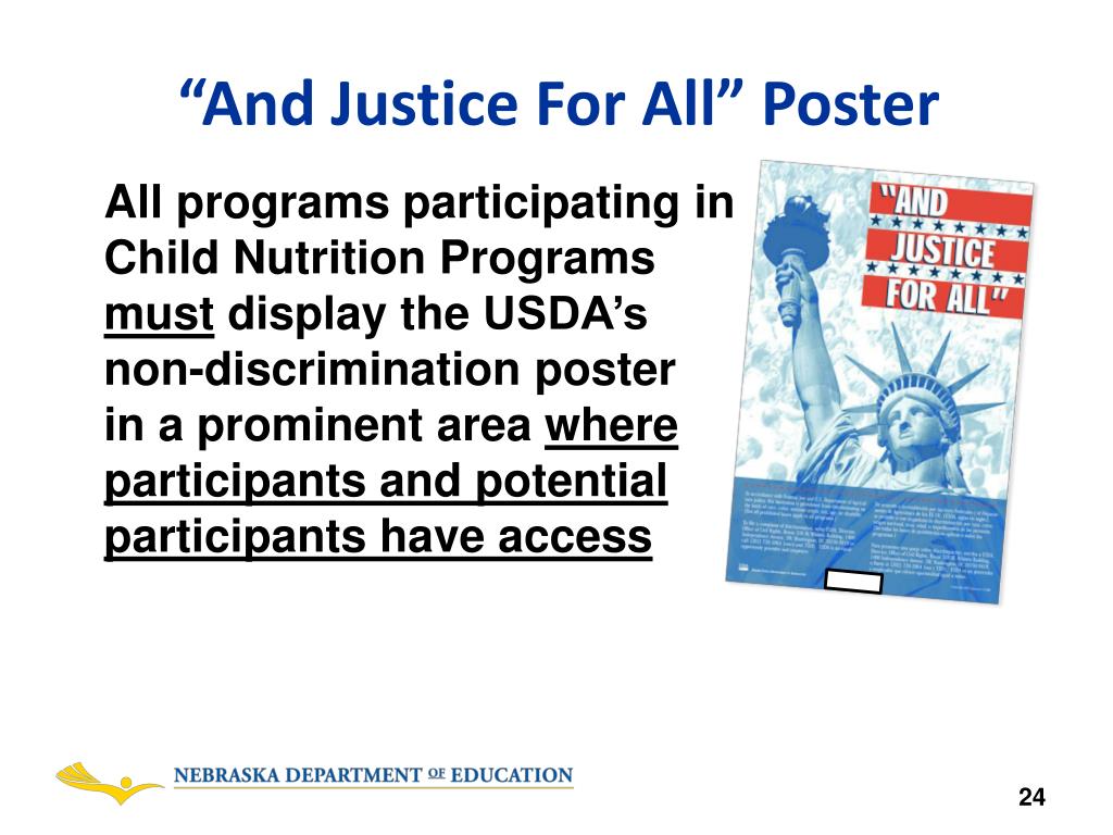 PPT - USDA Civil Rights Requirements and Child Nutrition Programs ...