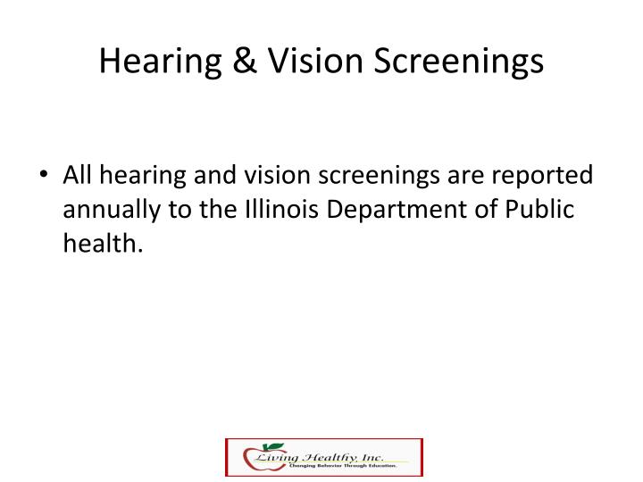PPT - Hearing and Vision Screening Who, When, and Why PowerPoint ...
