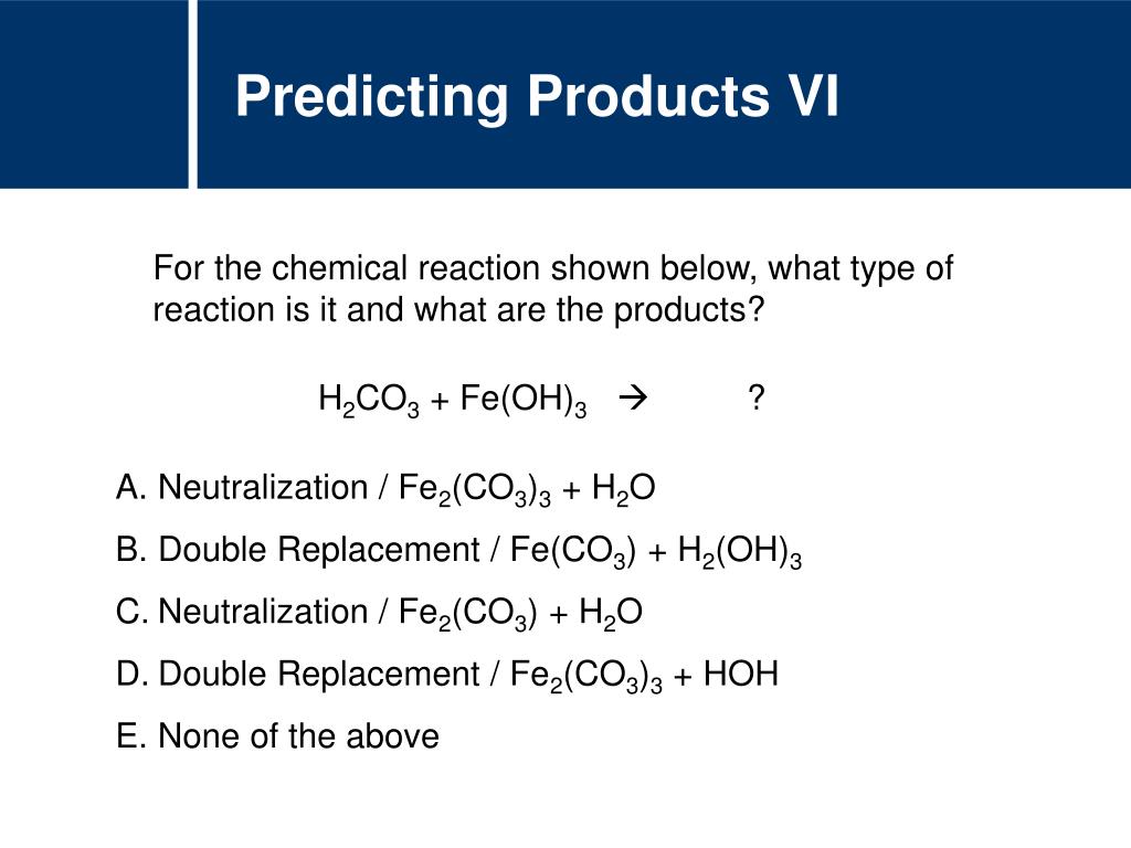 PPT - Chemistry Chemical Reactions : Types of Reactions PowerPoint ...