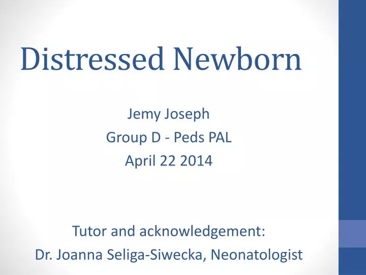 PPT - Distressed Newborn PowerPoint Presentation, free download - ID ...