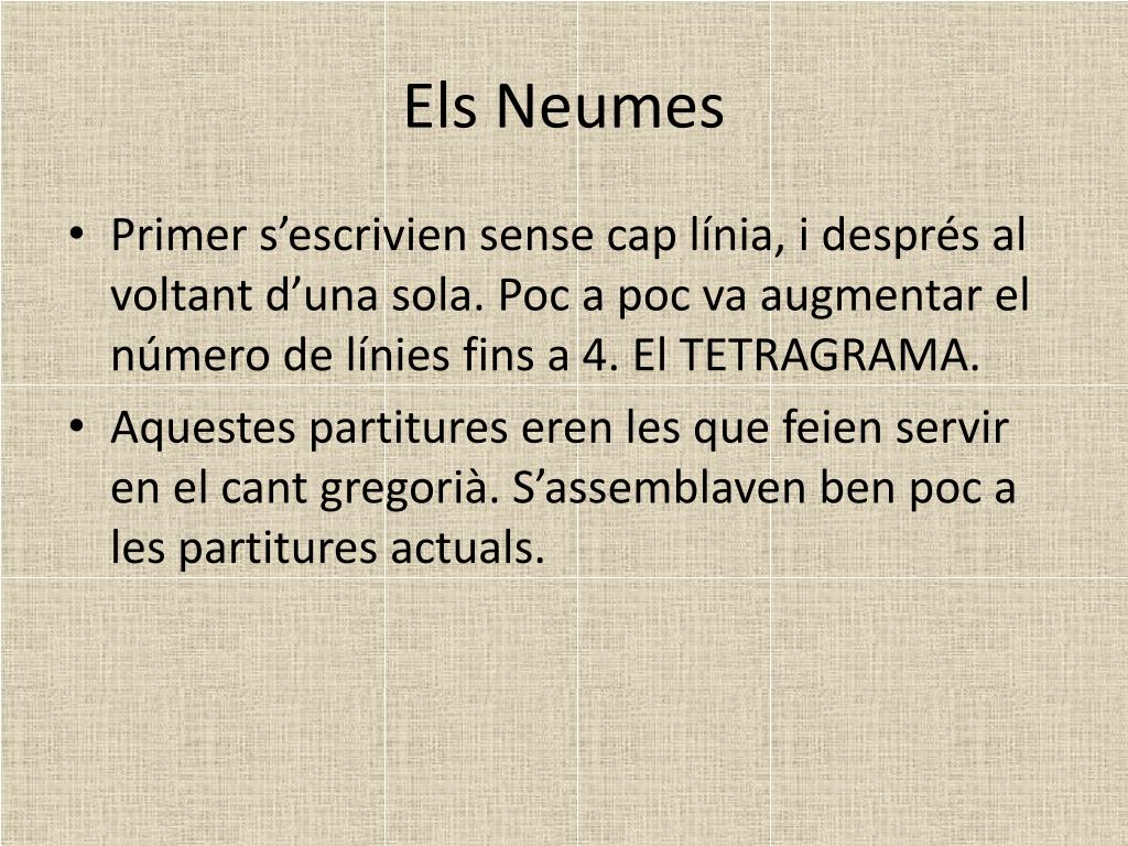 PPT - LA MÚSICA I LA SEVA REPRESENTACIÓ GRÀFICA PowerPoint Presentation ...
