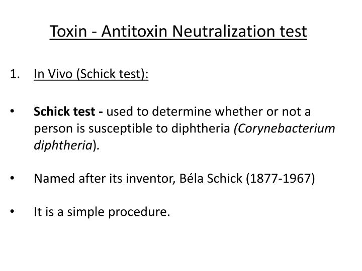 PPT - Neutralization test PowerPoint Presentation - ID:1995390