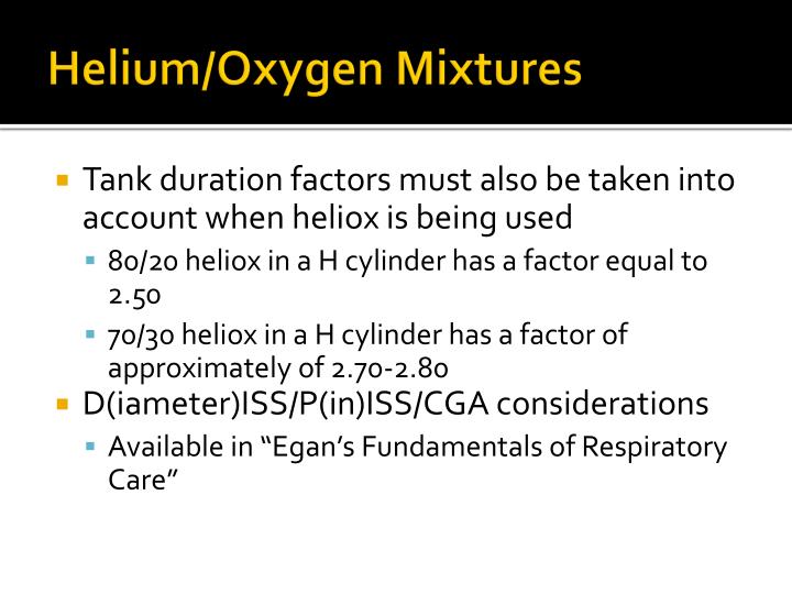 PPT - Safety and Efficacy of Heliox Delivery PowerPoint Presentation ...