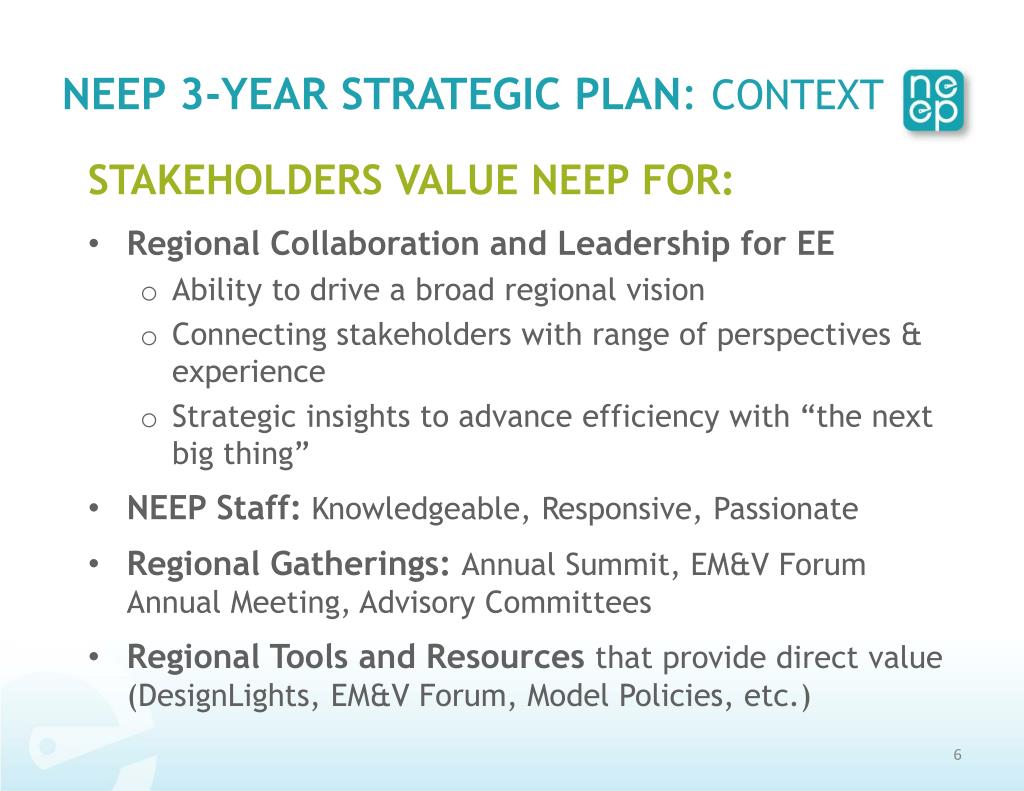 PPT - NEEP THREE-YEAR STRATEGIC PLAN: 2012-2015 BOARD APPROVED – 10/17 ...