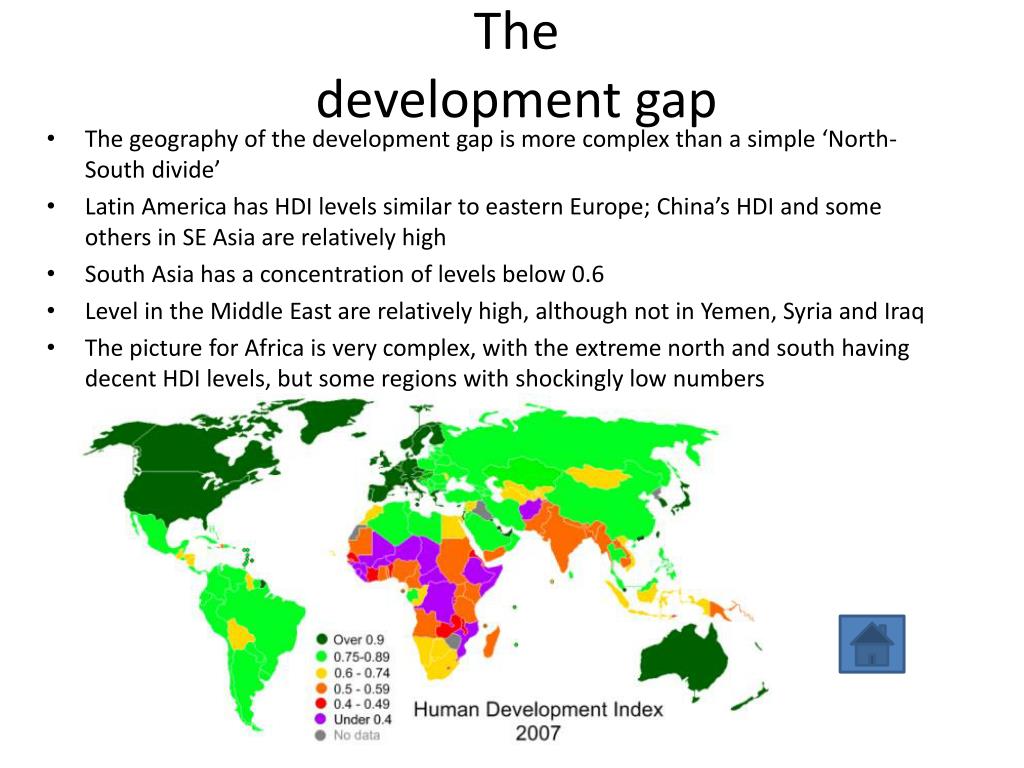PPT Topic 5 BRIDGING THE DEVELOPMENT GAP The Causes Of The