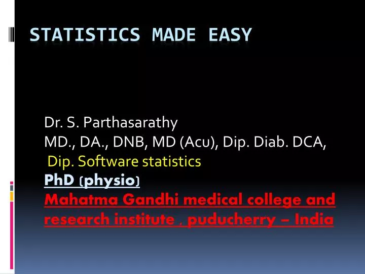 PPT - Statistics made easy PowerPoint Presentation, free download - ID ... PPT - Statistics made easy PowerPoint Presentation, free download - ID ...