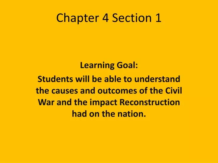 PPT - Chapter 4 Section 1 PowerPoint Presentation, free download - ID:1997514