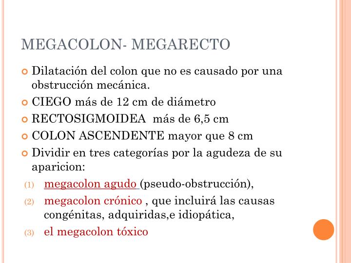 PPT - MEGACOLON PowerPoint Presentation - ID:1997516